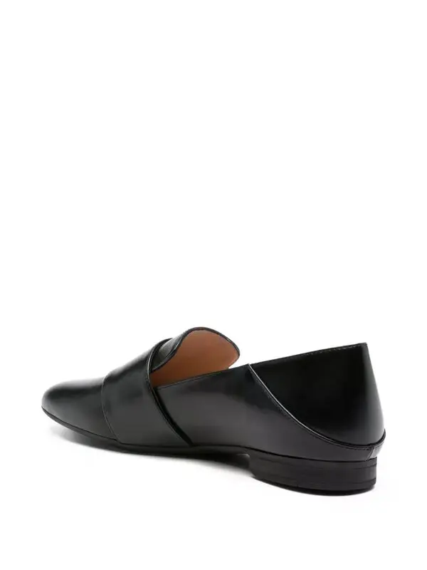 Bally Boucle Leather Loafers - Black