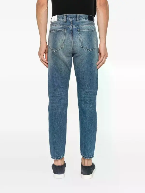 Eleventy Straight-leg Cotton Jeans