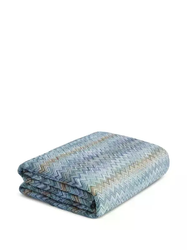 Missoni Chevron Quilted Duvet - Blue