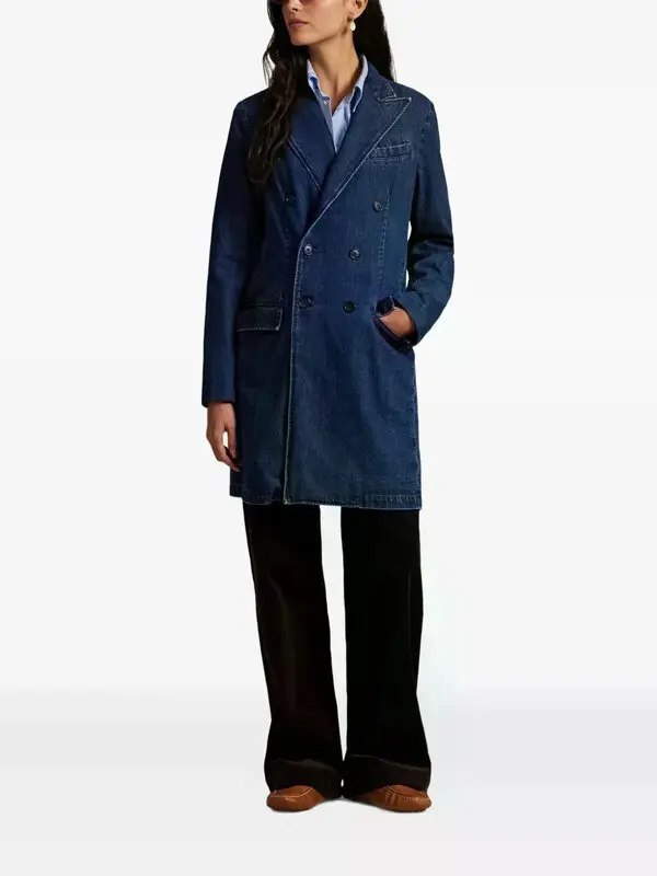 Polo Ralph Lauren Denim Double-breasted Coat