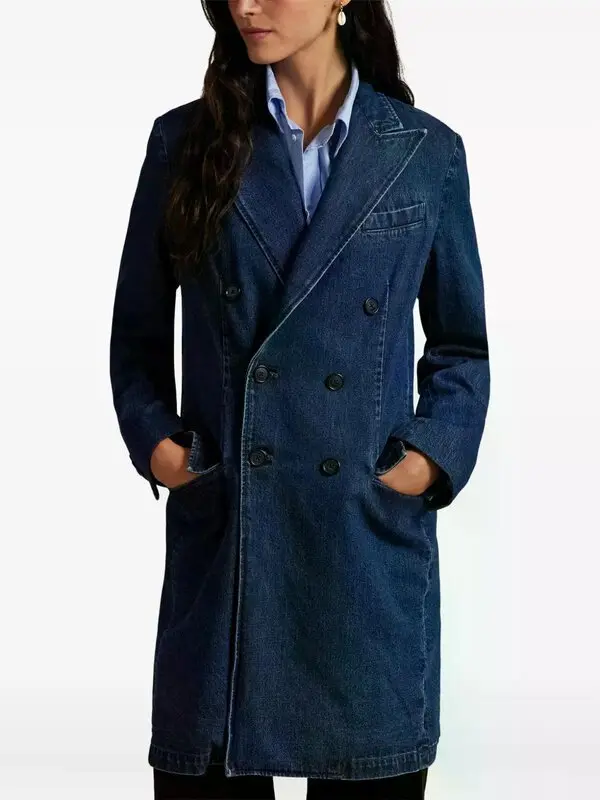 Polo Ralph Lauren Denim Double-breasted Coat