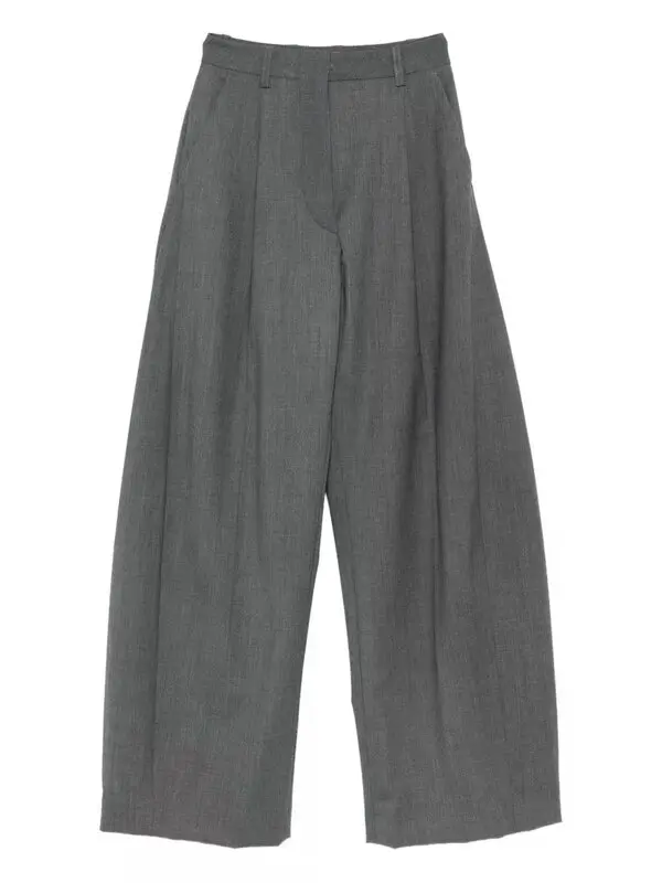 THELATEST - Pleated Wide-Leg Trousers