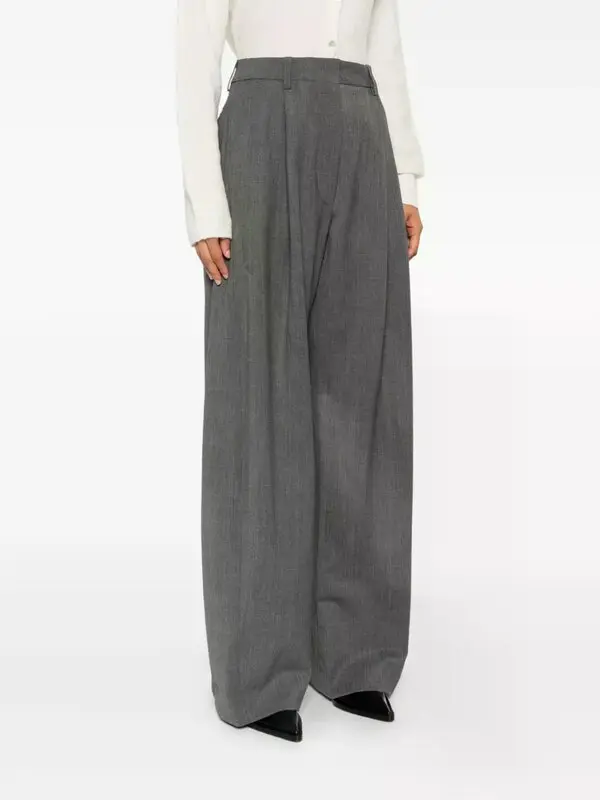 THELATEST - Pleated Wide-Leg Trousers