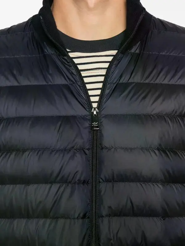 Paul & Shark Quilted Wool-sleeve Jacket