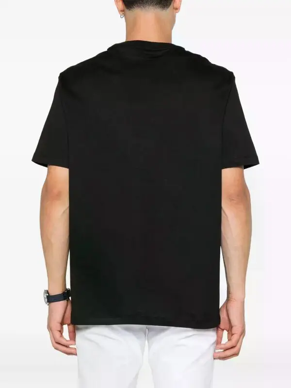 Paul & Shark Logo-detailed Cotton T-shirt - Black