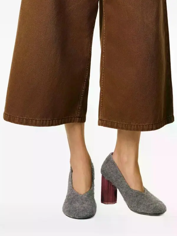 AMI Paris 90mm Piano Pumps