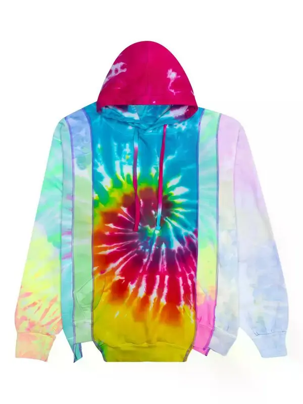 Needles Panelled Tie-dye Hoodie