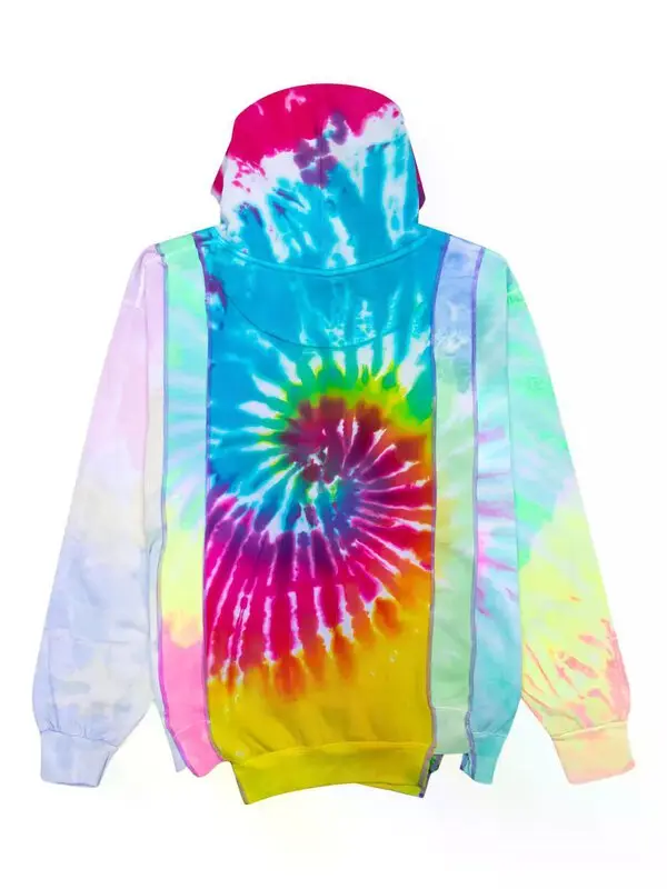 Needles Panelled Tie-dye Hoodie