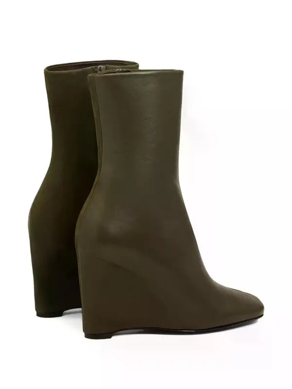 Ami 90mm Two-tone Ankle Boots - Brown
