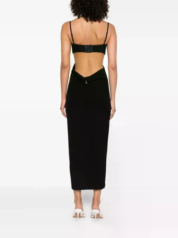 Patrizia Pepe Cut-out Twist-front Dress