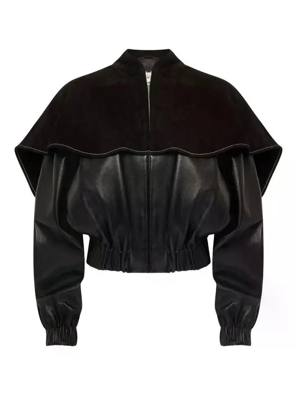 JW Anderson Oversized-collar Leather Jacket