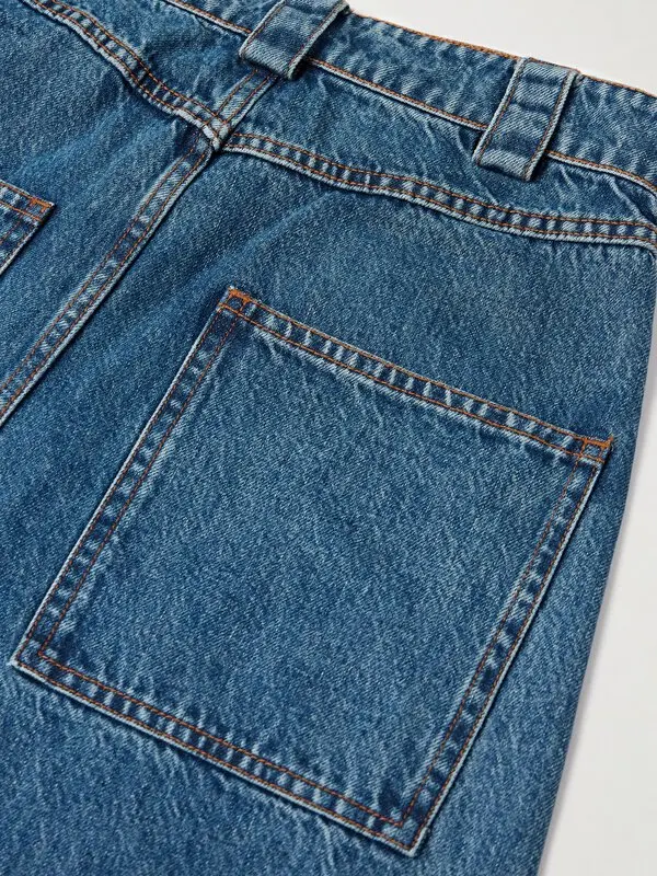 Co Paneled High-rise Barrel-leg Jeans