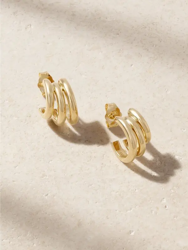 BY PARIAH Classic 14-karat Recycled Hoop Earrings - Gold