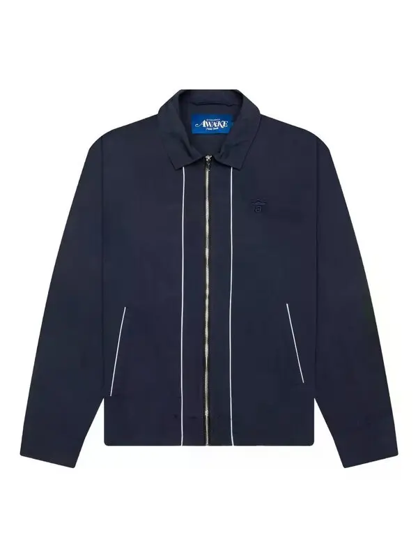 AWAKE NY Embroidered Logo Zip-front Jacket
