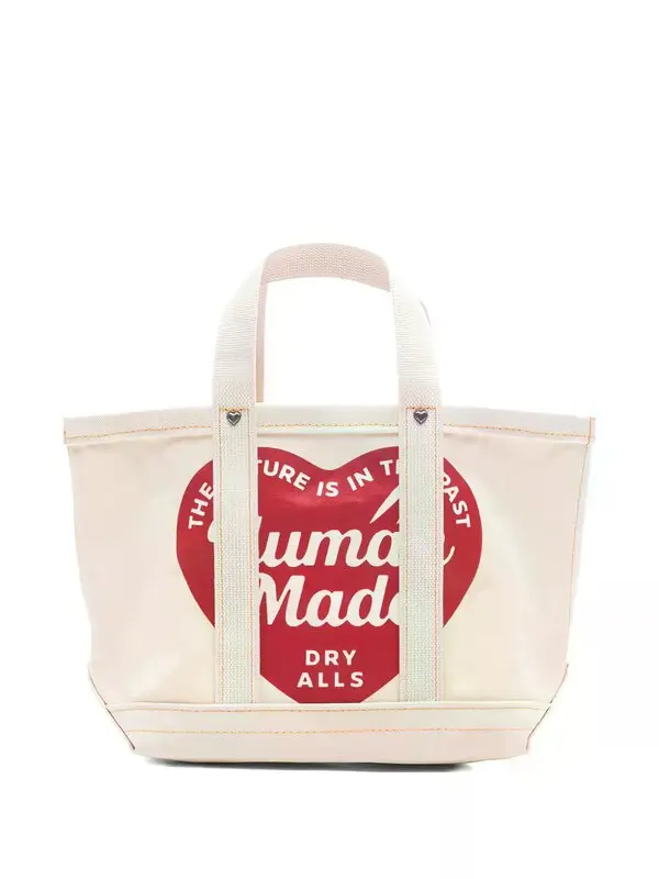 HUMAN MADE Heart-logo Tote Bag - White