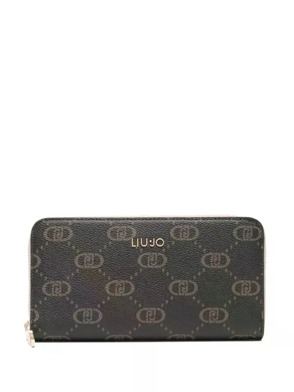 Liu Jo Logo-plaque Zip Wallet - Brown