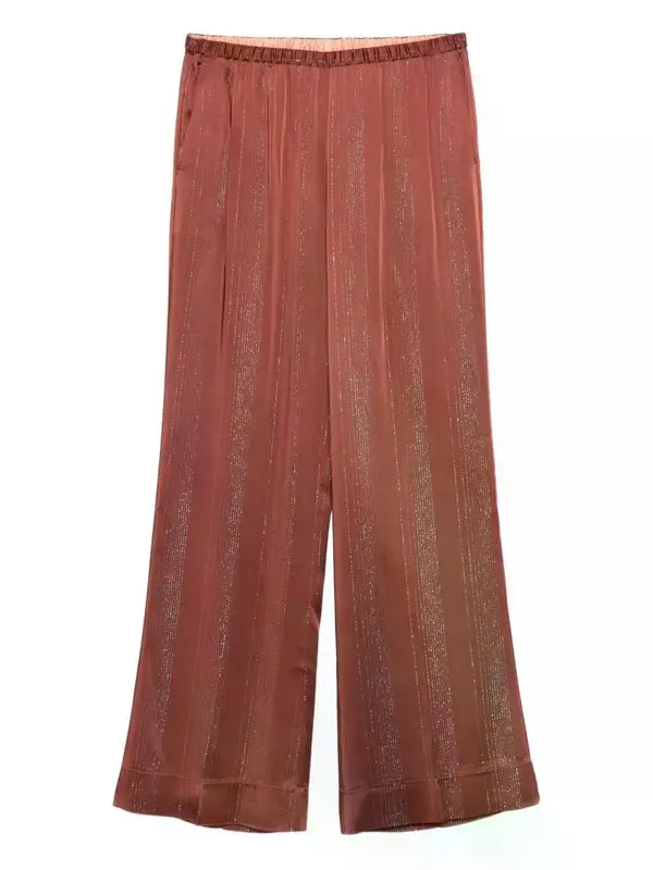 FORTE_FORTE Metallic-finish Trousers