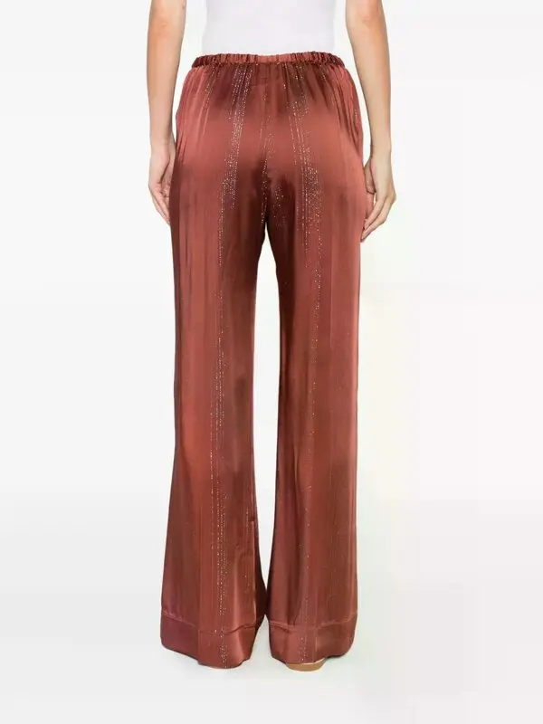 FORTE_FORTE Metallic-finish Trousers