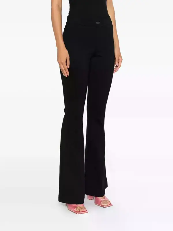Versace Flared Trousers With Pocket Detail