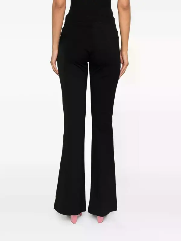 Versace Flared Trousers With Pocket Detail
