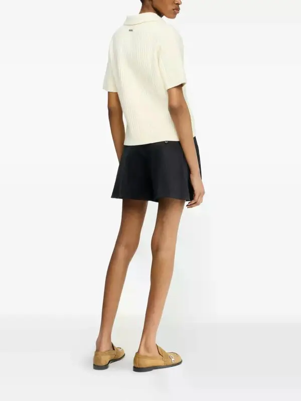 JW Anderson Cable-knit Polo Top - Neutrals