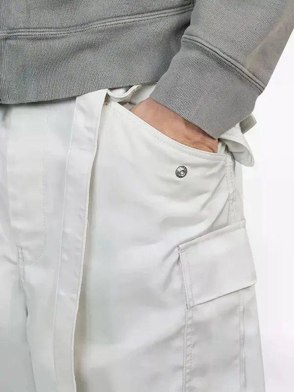 Sacai Cargo-pocket Trousers - White