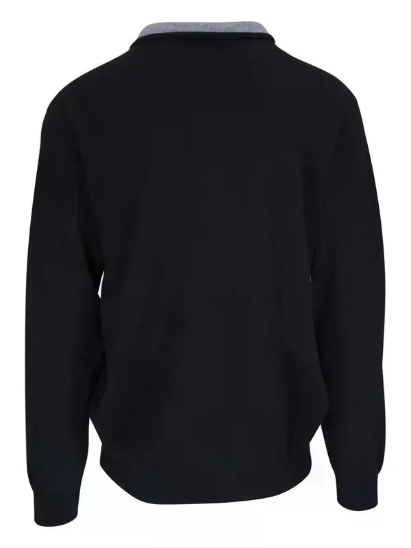 Peter Millar Contrasting-collar Jumper