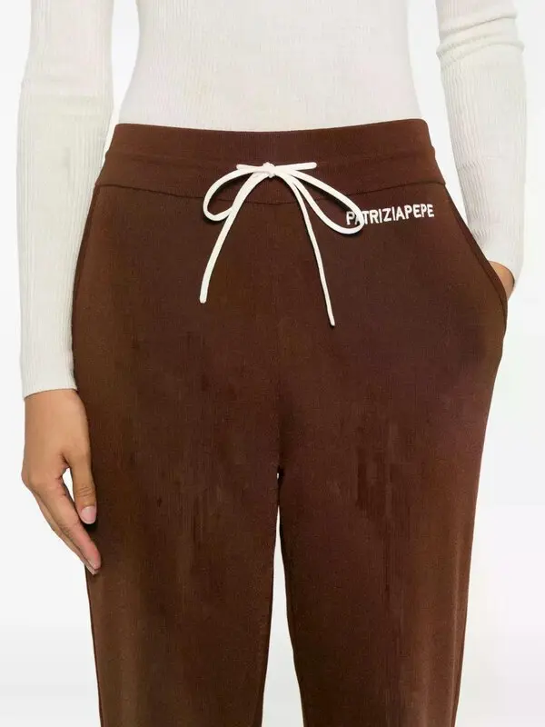 Patrizia Pepe Drawstring-waist Track Pants