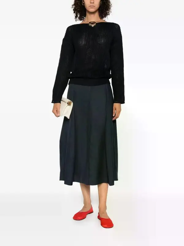 Theory Ribbed Boat-neck Sweater