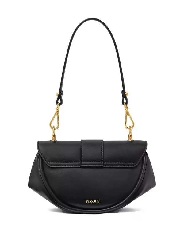 Versace Small Virtus Shoulder Bag - Black