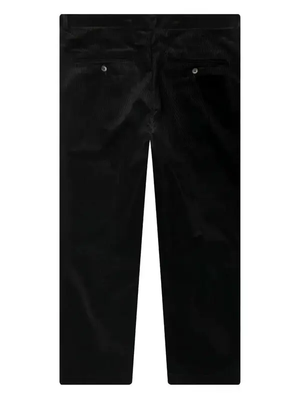 WACKO MARIA Pleated Corduroy Trousers - Black