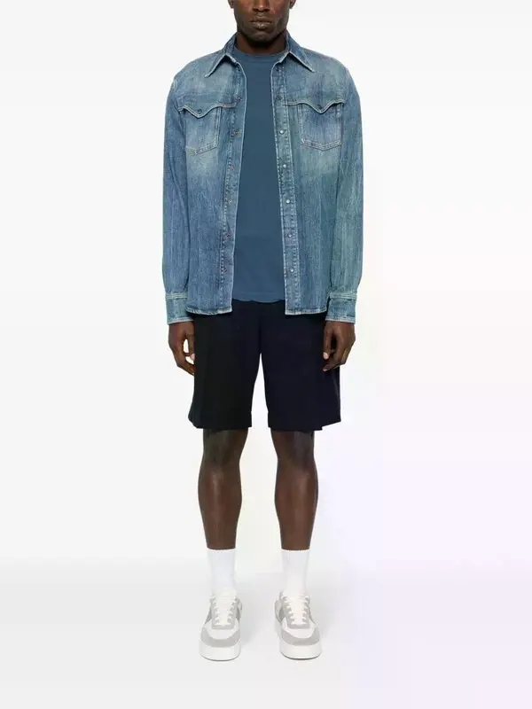 JAMES PERSE Jersey Cotton T-shirt - Blue