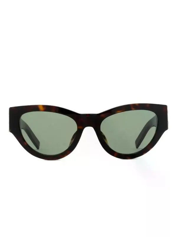 Saint Laurent Tortoiseshell Sunglasses - Brown