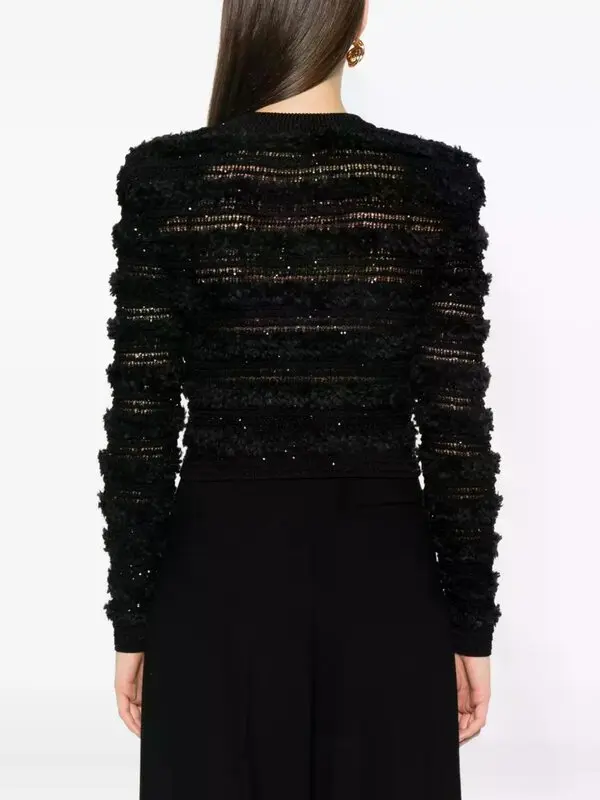 Balmain Sequin-embellished Cardigan