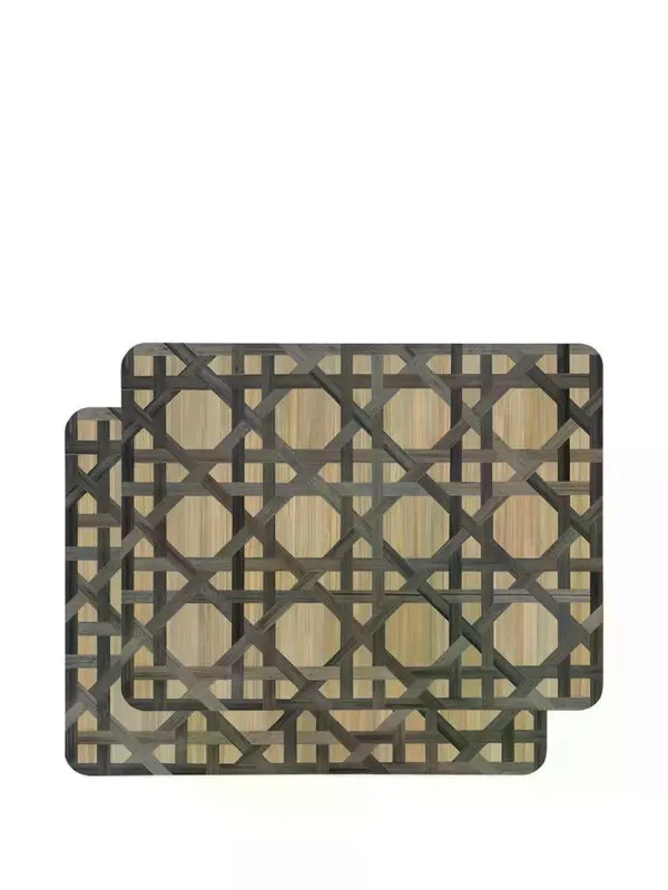 HESTIALIVING Epoch Rectangular Woven Tablemats