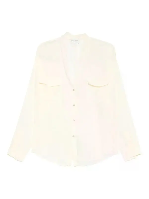 FORTE_FORTE Drop-shoulder Shirt - Neutrals
