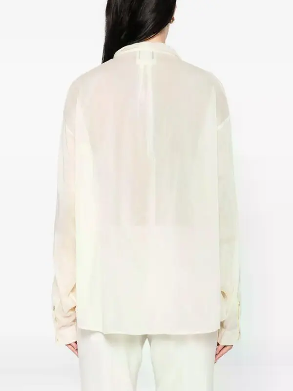 FORTE_FORTE Drop-shoulder Shirt - Neutrals