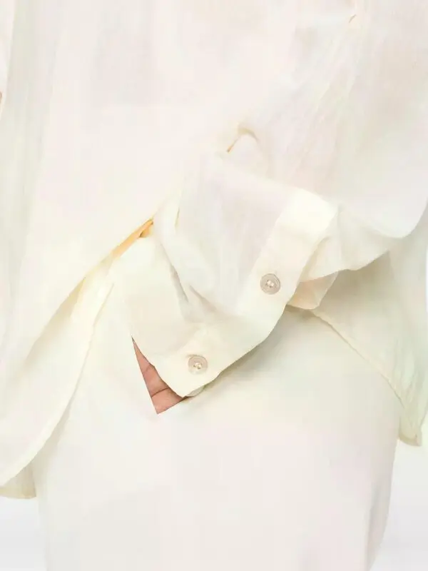 FORTE_FORTE Drop-shoulder Shirt - Neutrals