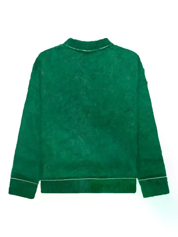 Sacai Knitted Mohair Sweater