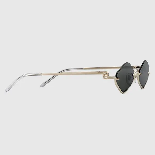 Gucci Geometric Frame Sunglasses