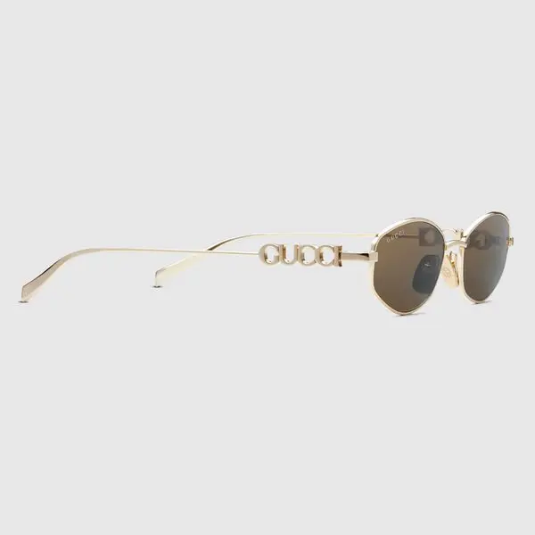 Gucci Oval Frame Sunglasses