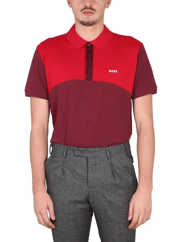 BOSS Polo With Logo - Red