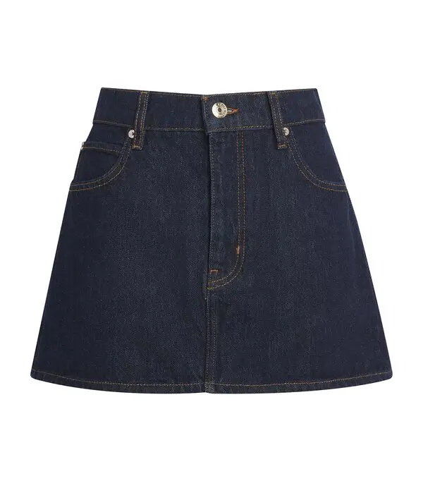 FRAME The Mini Denim Skirt