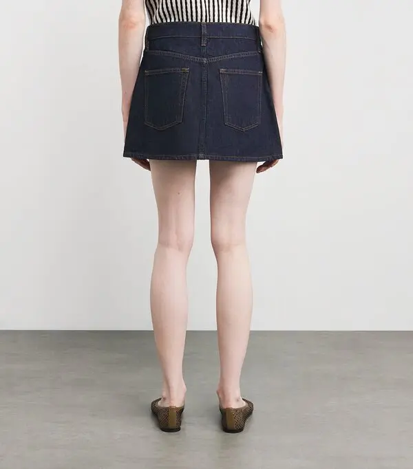 FRAME The Mini Denim Skirt