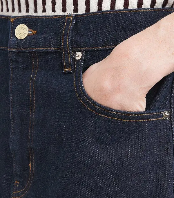 FRAME The Mini Denim Skirt