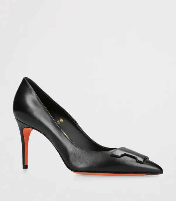 Santoni Leather Sibille Pumps