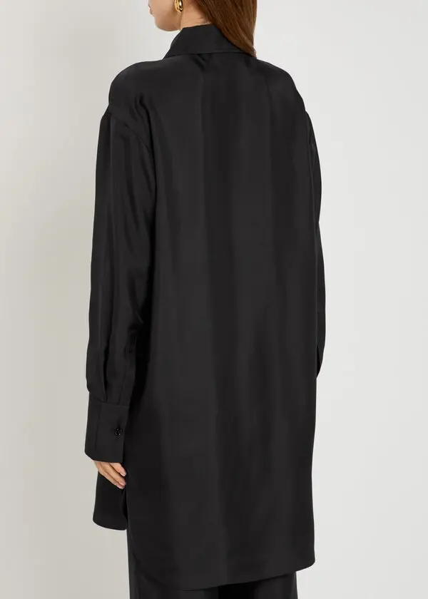 RÓHE Silk Shirt - Black