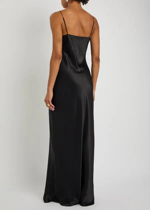 nili lotan slip dress Silk Maxi It features adjustable spaghetti straps Nili Lotan Slip Dresses Dresses