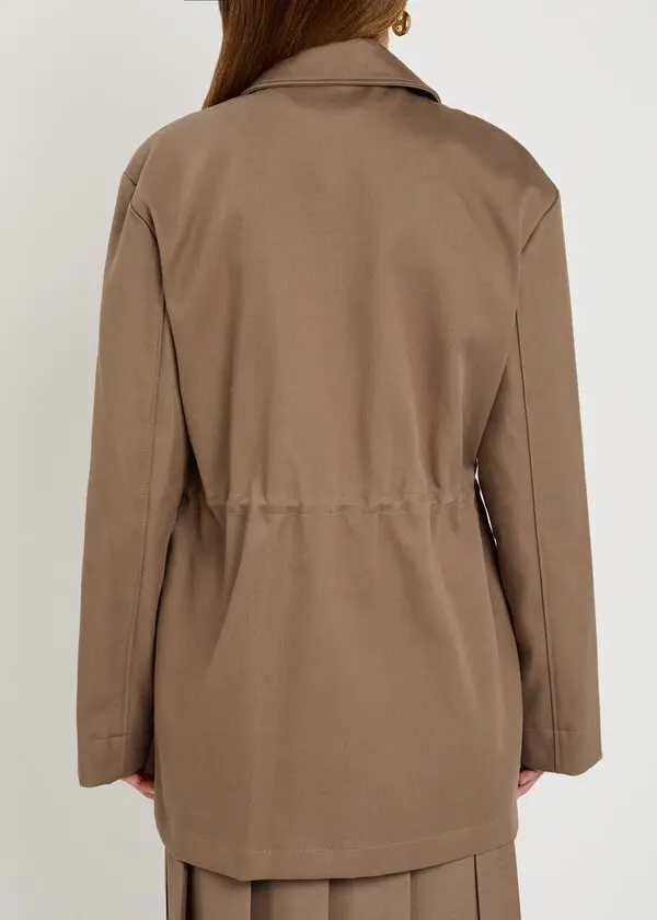 RÓHE Cotton Jacket With Flap Pockets