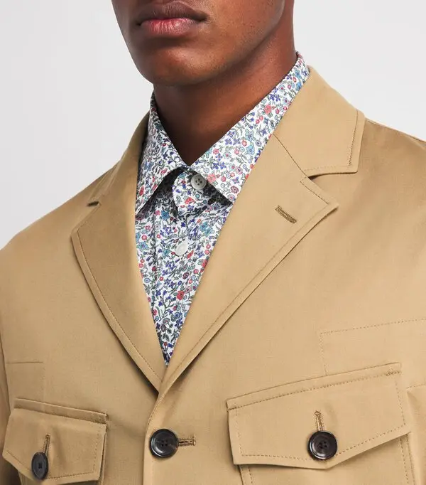 Paul Smith Stretch-cotton Utility Blazer